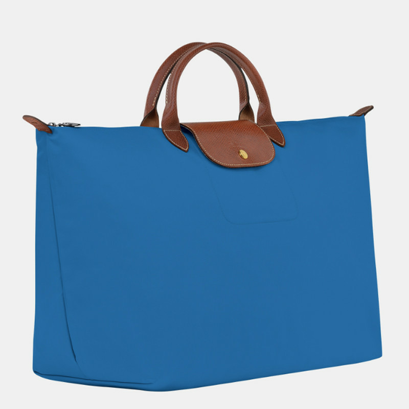 Longchamp Le Pliage Original Sac de Voyage S Cobalt - noix d'arec