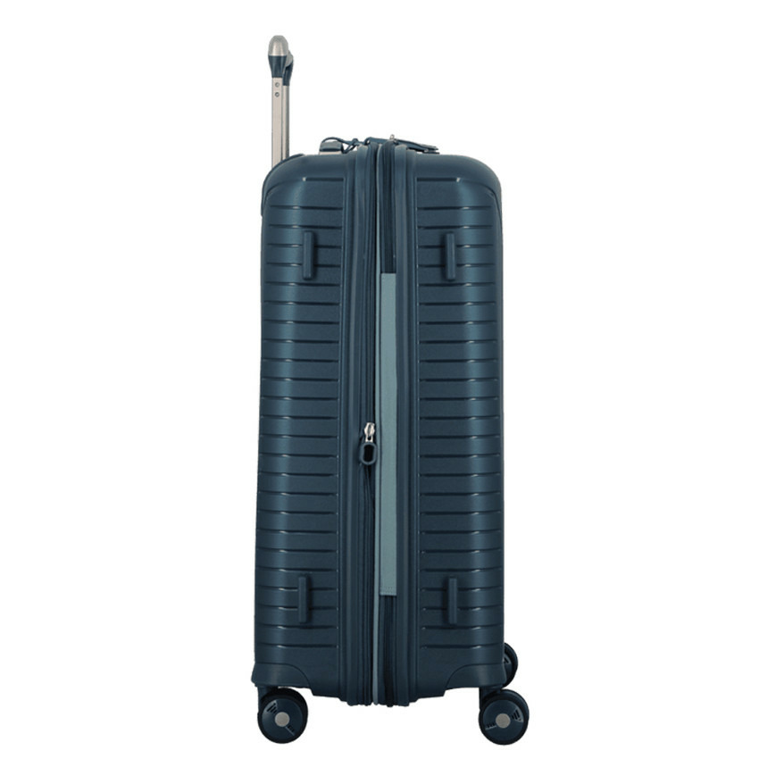 Jump Evae Valise 66cm 4 Roues Extensible Marine - noix d'arec