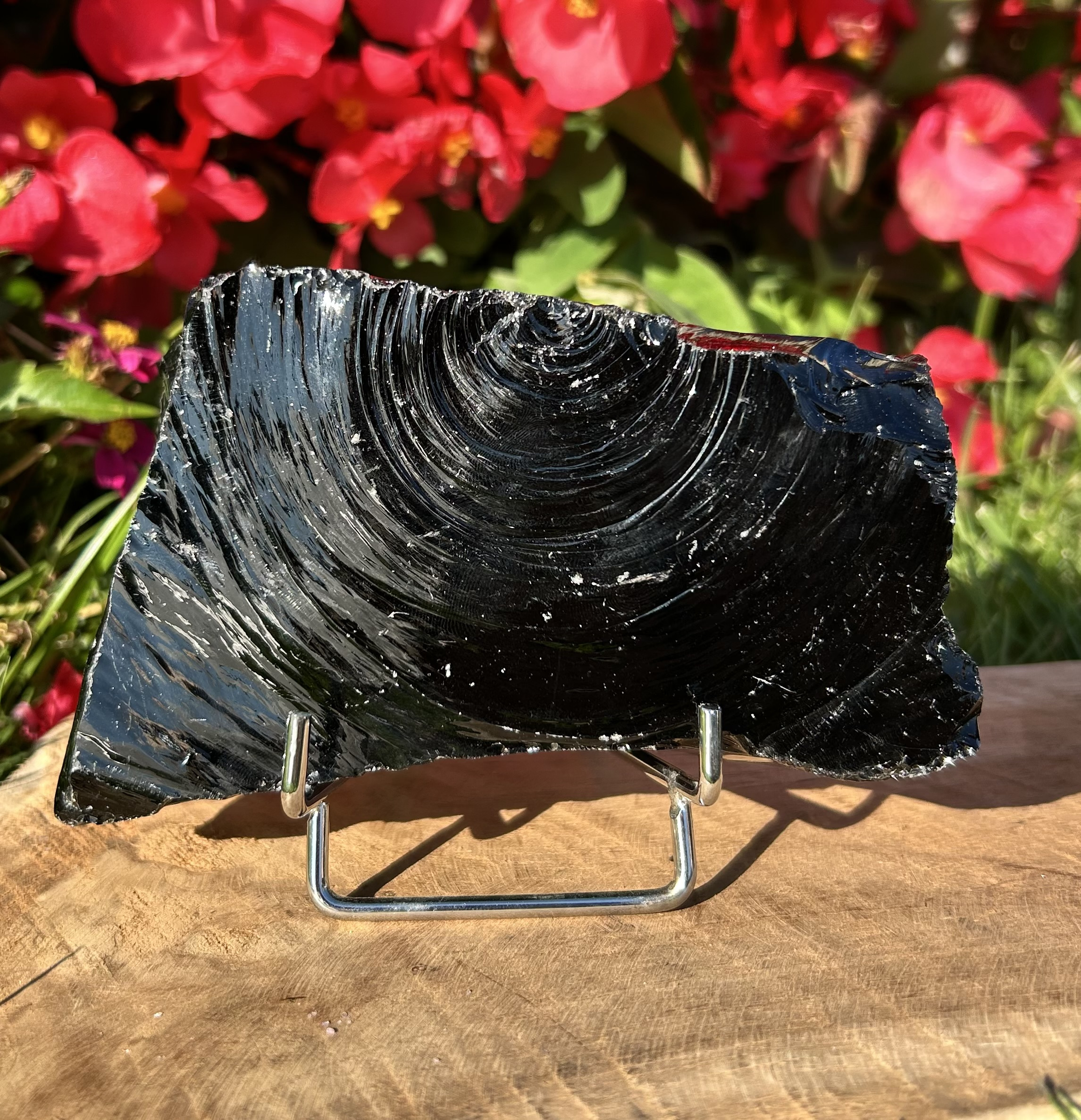 BLOC BRUT OBSIDIENNE NOIRE - mariclem